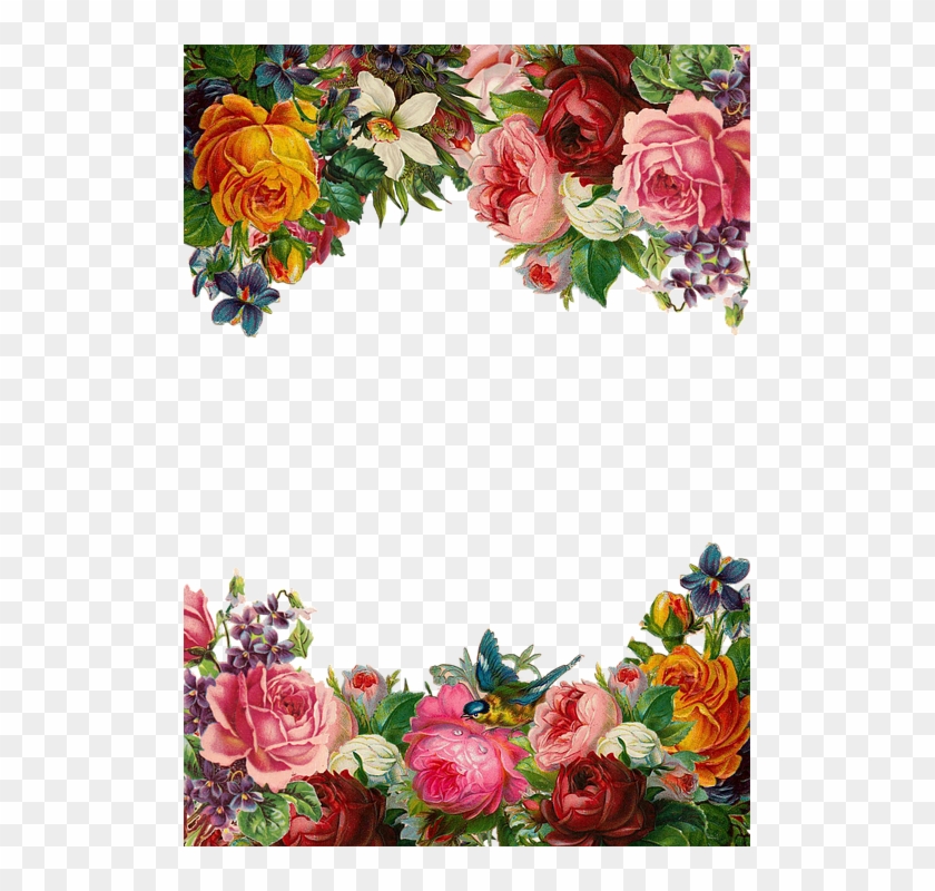 Flowers Borders Png 28, - Stolz Und Vorurteil [book] - Free Transparent ...